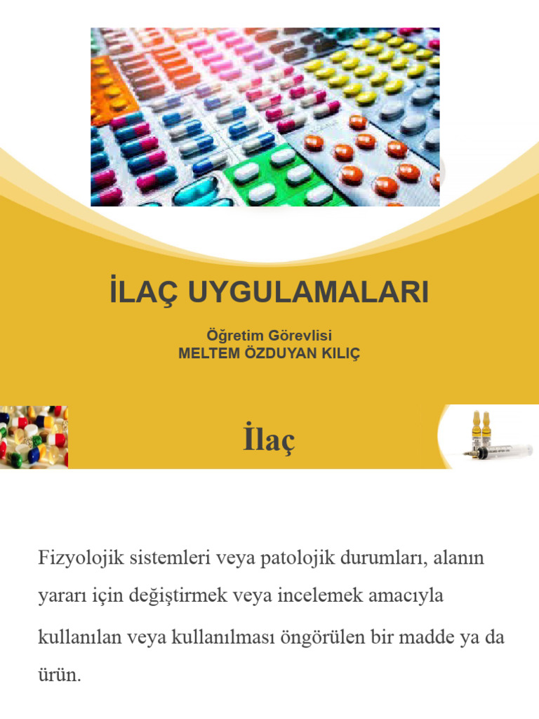 Ilaç Uygulama | PDF