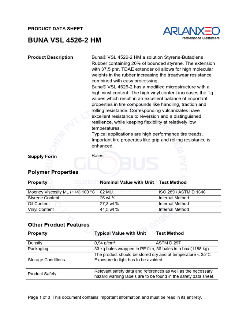 Buna VSL 4526 2 HM Product Data Sheet - 000000000057098976 - REG - WORLD - E With Watermark ...