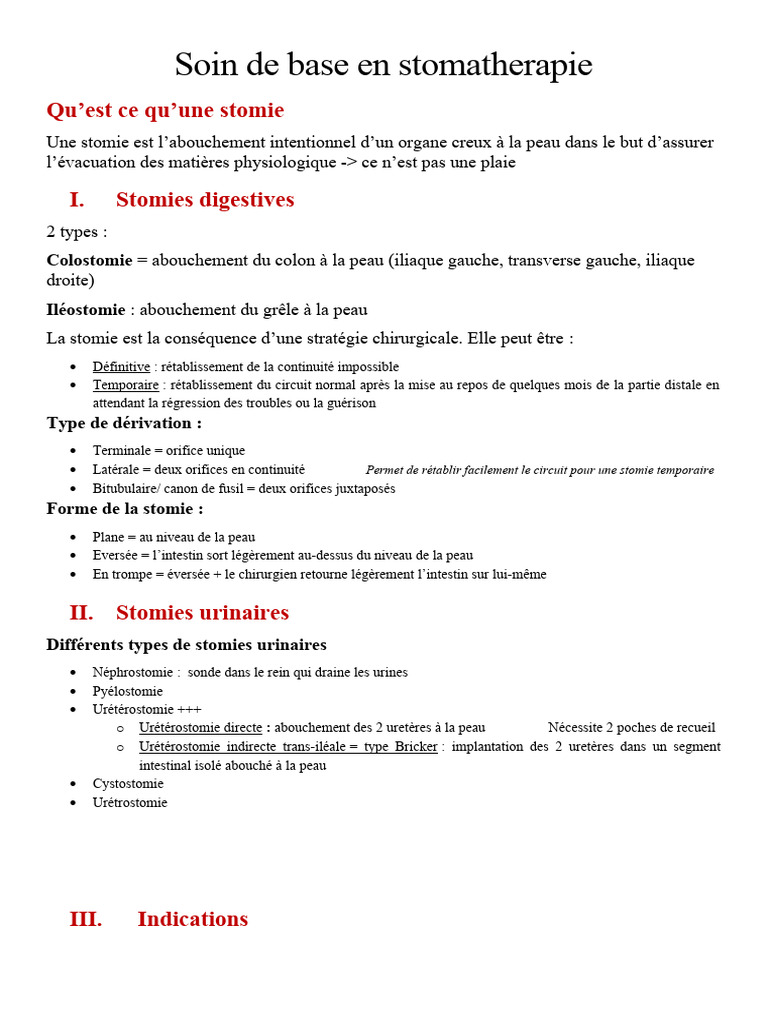 Guide complet sur les soins de stomie | PDF | Gros intestin ...