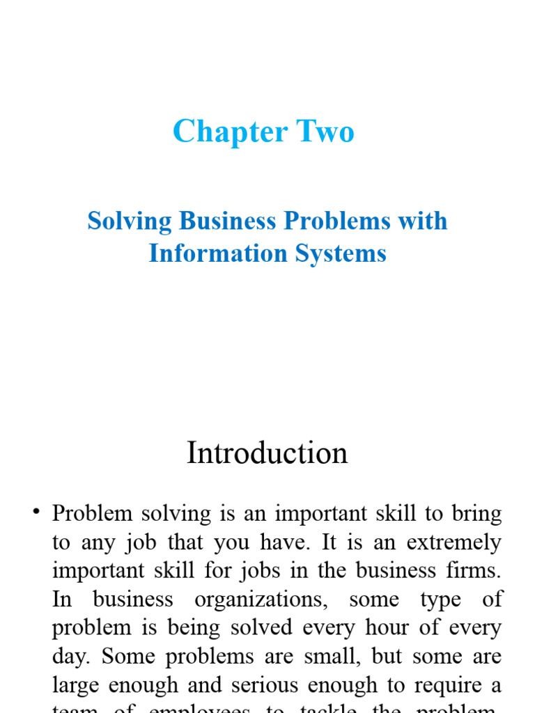 MIS - Chapter 2 | PDF | System | Systems Engineering