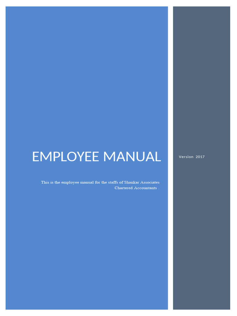 Employee Manual - 2017 | PDF | Cost Of Living | Employment