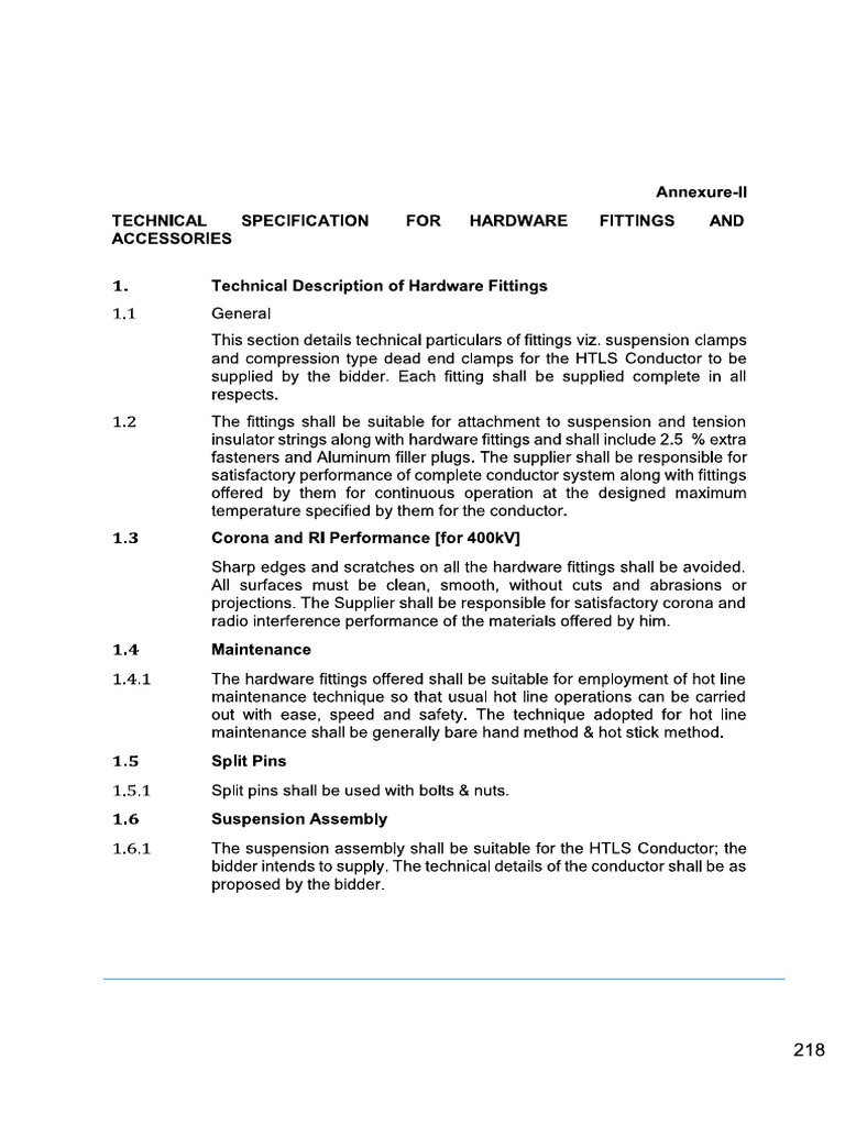 Hardware Fittings For HTLS Conductor | PDF
