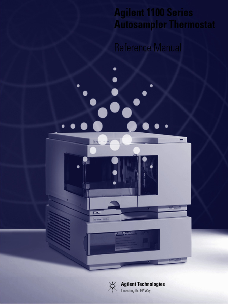 G1330B 1100 Series Autosampler Thermostat Reference Manual 08.2001 (Eng ...