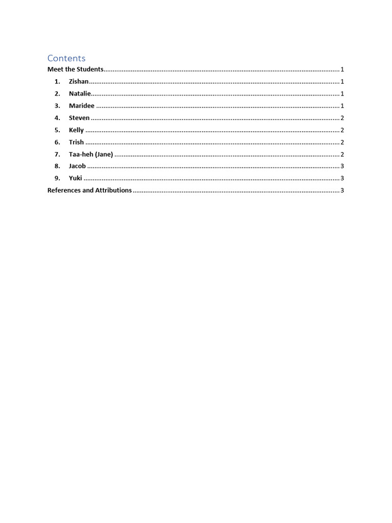 Meet The Students | PDF