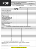 01 200 Project Mobilization Checklist PDF | PDF