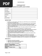 2019 Chso Sacpcmp Exam-2 | PDF | Occupational Safety And Health | Safety