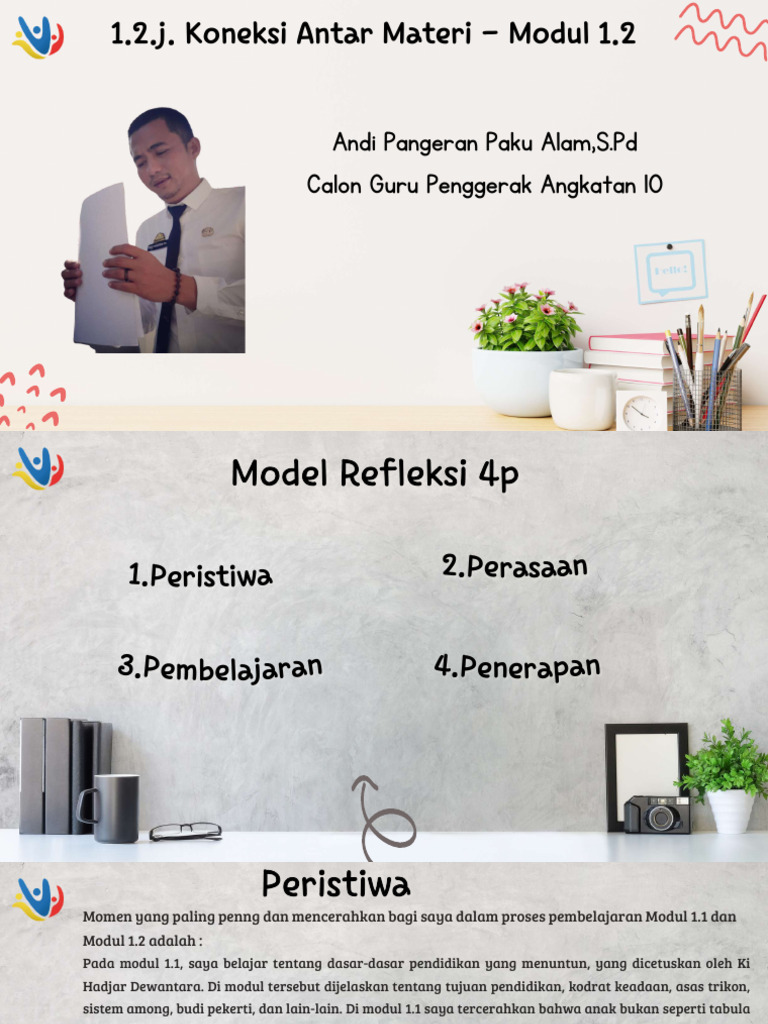 Refleksi Model 4P 1.2.j. Koneksi Antar Materi - Modul 1.2 - Compressed ...