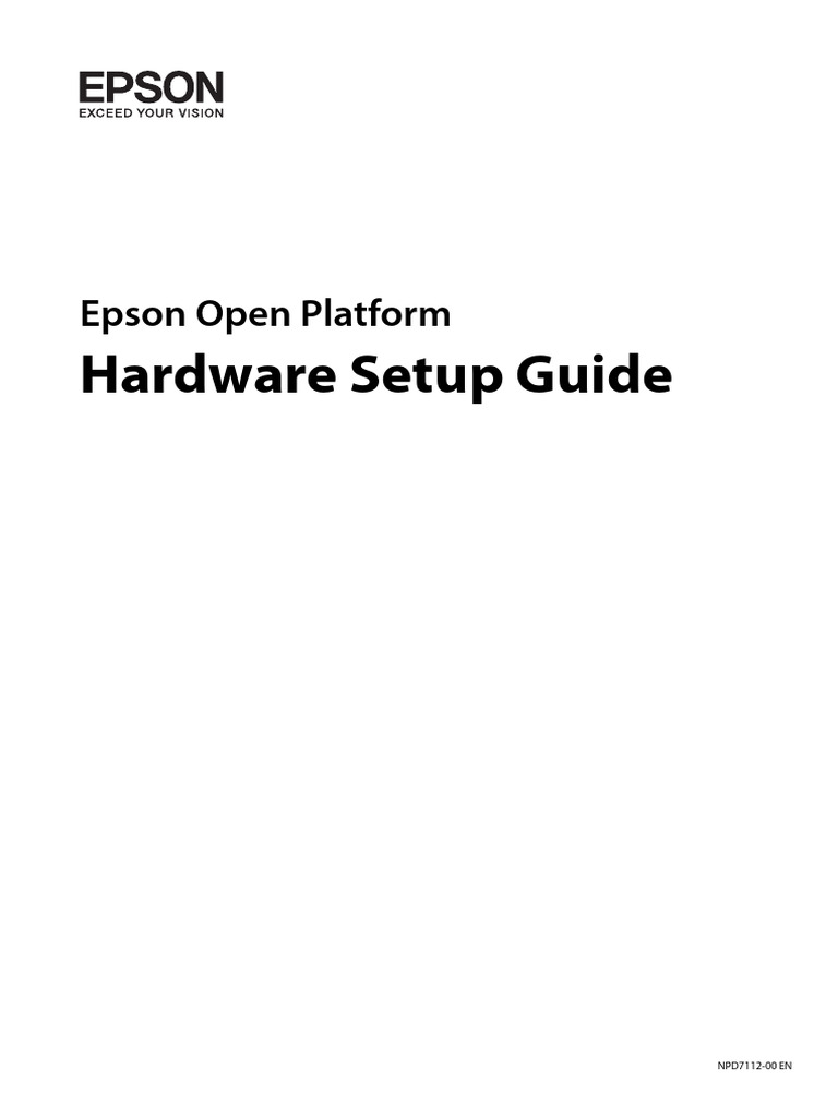 Eop Hardware Setup Guide Npd7112-00 en | PDF | Computer Hardware | Authentication