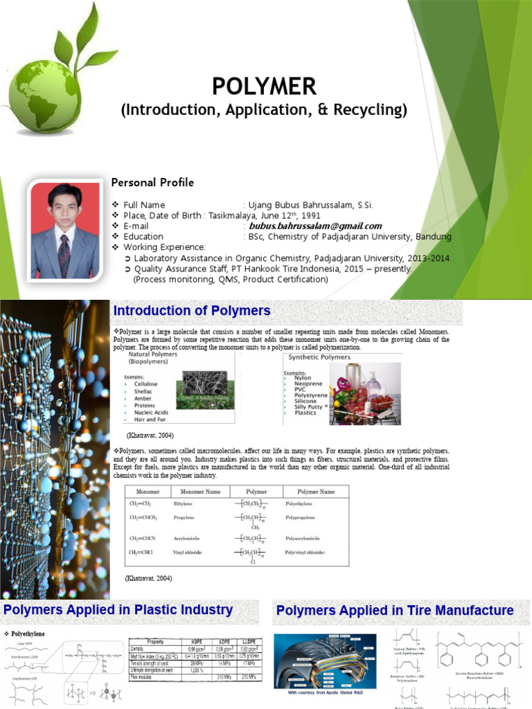 Polymer Presentation For Pertamina Petrochemical Trading | PDF ...