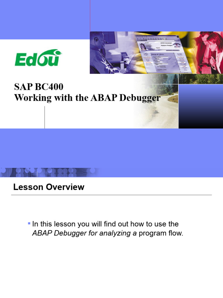 ABAP Debugger: Usage and Features Guide | PDF | Computer Science | Computer Engineering