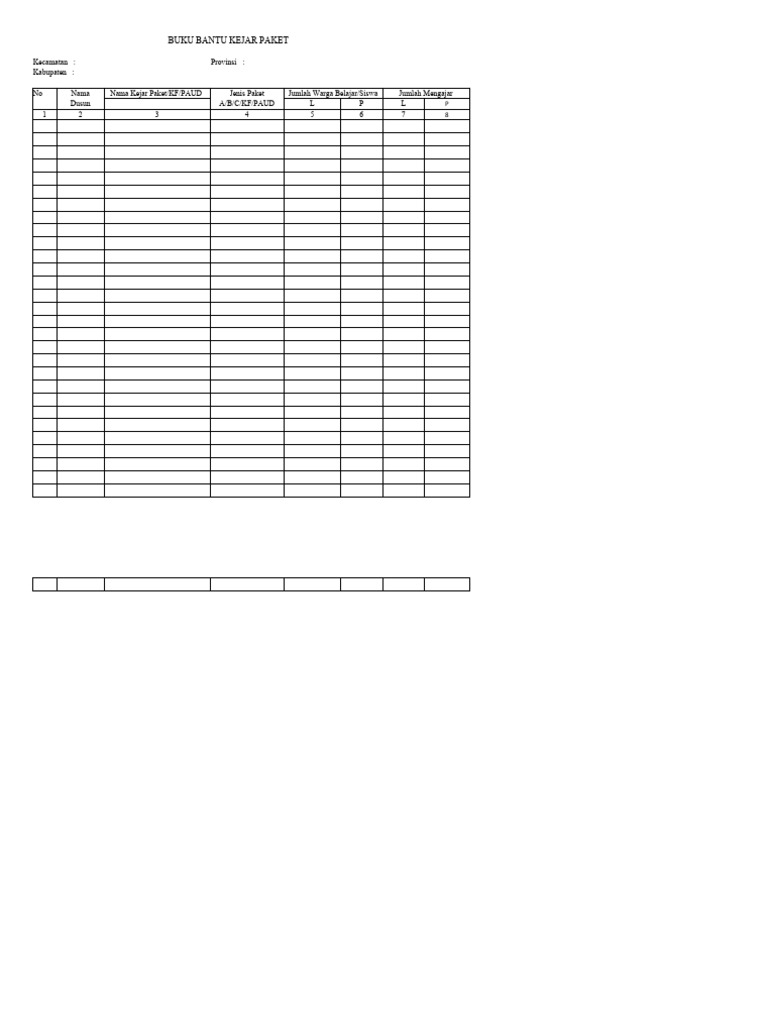 Buku Bantu Pokja 2 | PDF