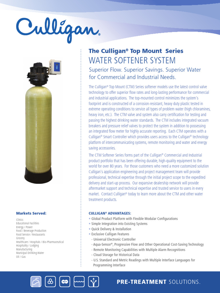 CTM Softener A1 | PDF | Water | Valve