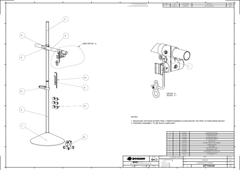 EPT006460 Printhead Floor Mount Kit | PDF