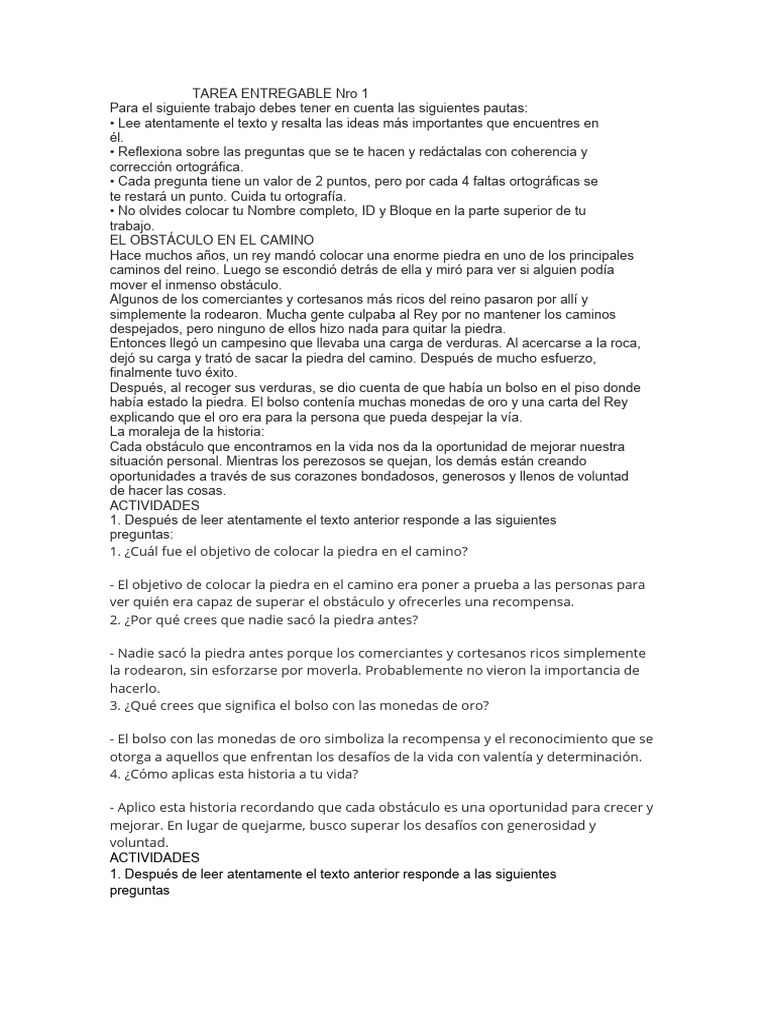 Tarea Entregable Nro 1 Comunicacion | PDF