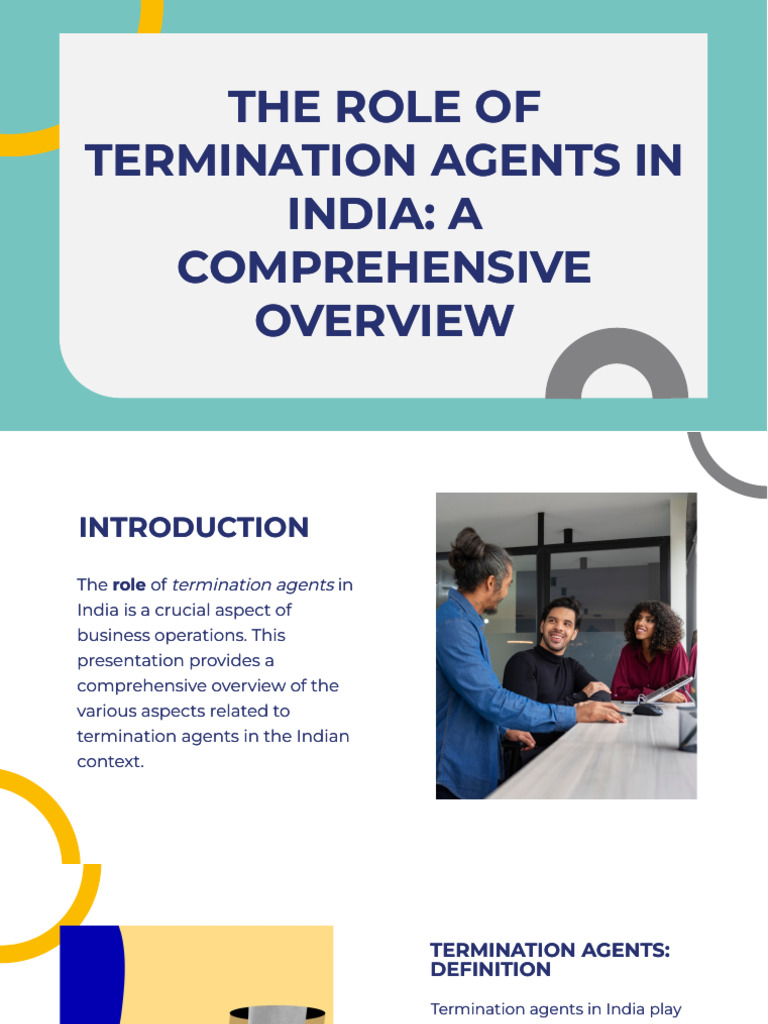 Termination Agent in India | PDF | Mediation