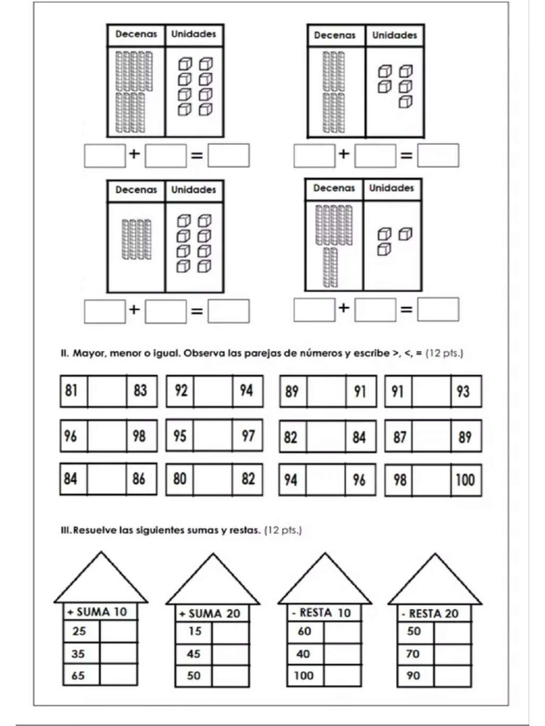 Descomponer y Componer Números 2 Basico Guía | PDF Descomponer y Componer Números 2 Basico Guía | PDF