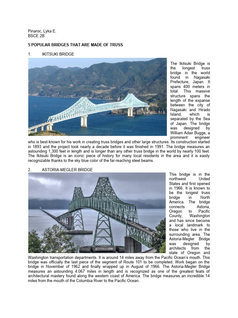 Truss Bridges | PDF | Truss | Bridge