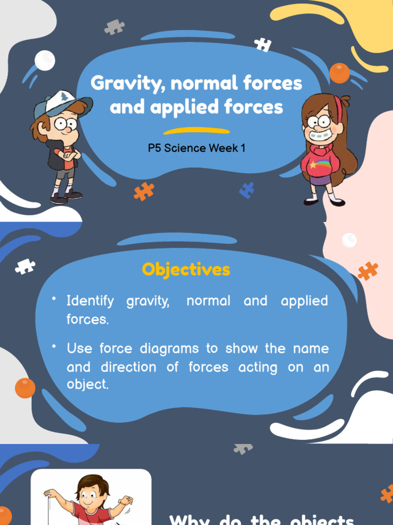 Science Week 1 - Gravity, Normal Forces and Applied Forces | PDF ...