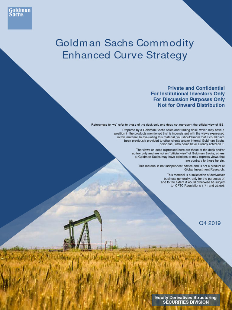 Gs Commodity Enhanced Curve Strategy | PDF | Futures Contract ...
