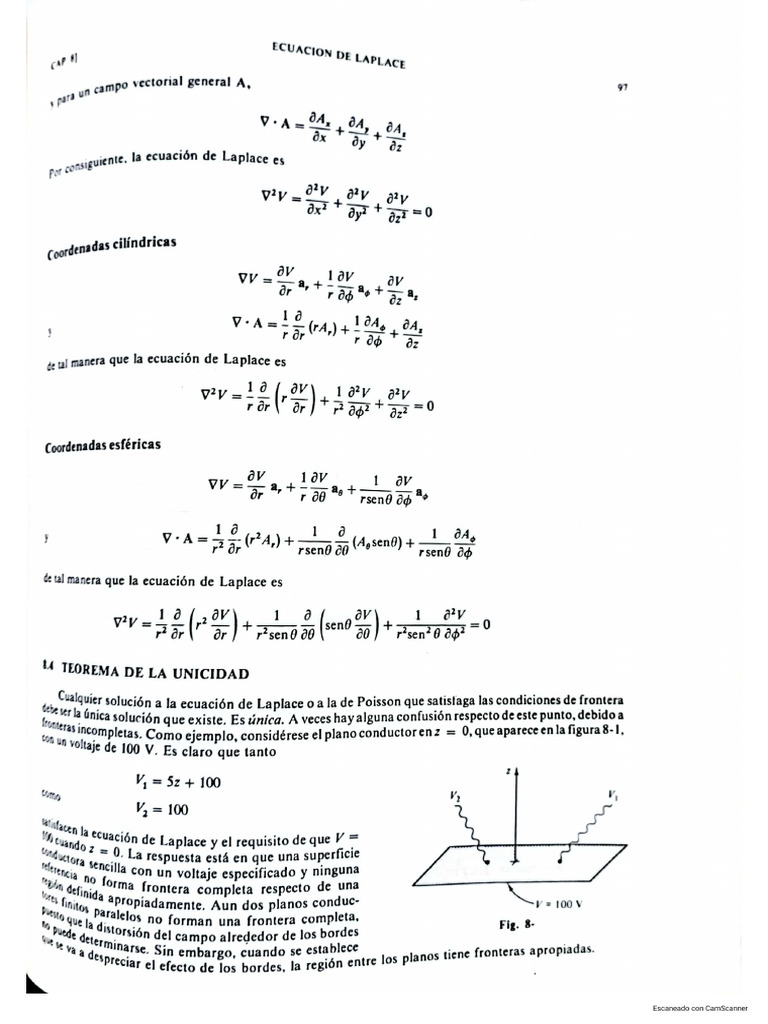 Formulas Calculo Vectorial | PDF