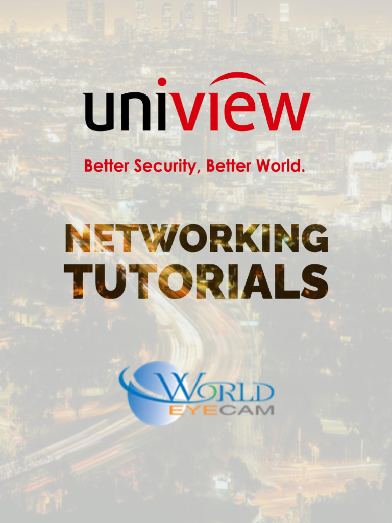 Networking-Port_Forwarding_Uniview | PDF | Port (Computer Networking) | Ip Address