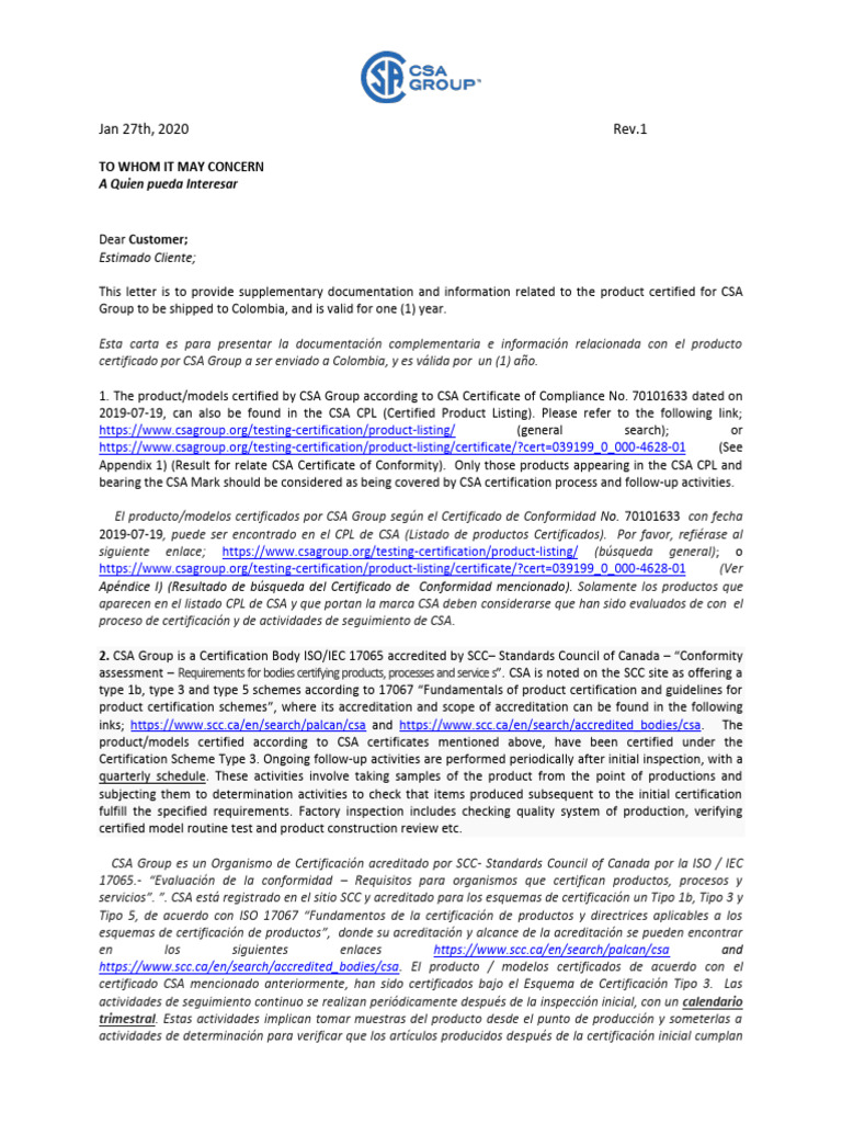 CSA Letters Motor Starters 2020 | PDF | Informática | Tecnología
