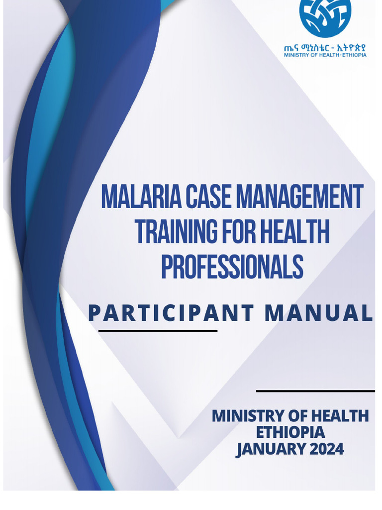 Ethiopia Malaria Case Management Guide | PDF | Malaria | Fever