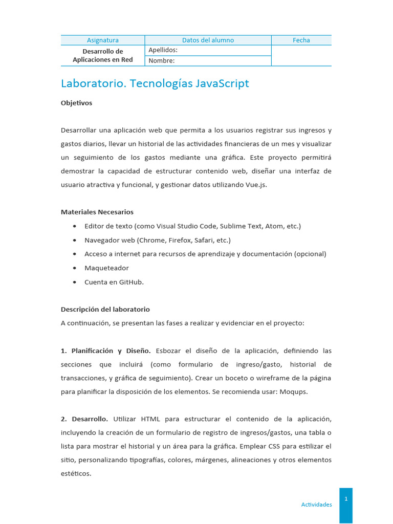 Actividad 2 Tecnologías JavaScript y AJAX | PDF | Script Java | Red mundial