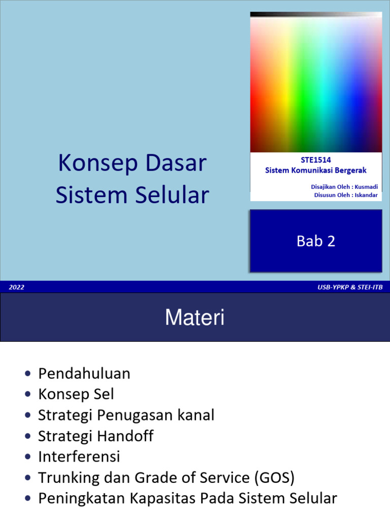 Sistem Selular: Konsep dan Strategi | PDF