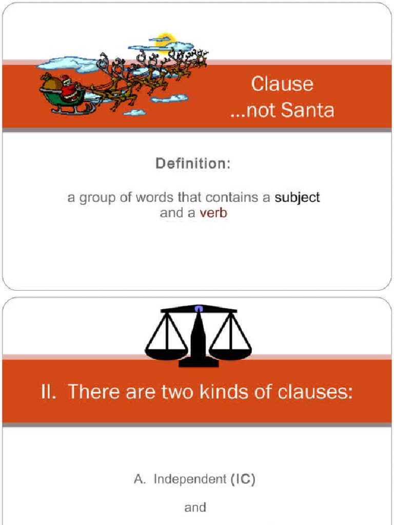 Independent and Dependent Clause 20240525 - 193143 | PDF