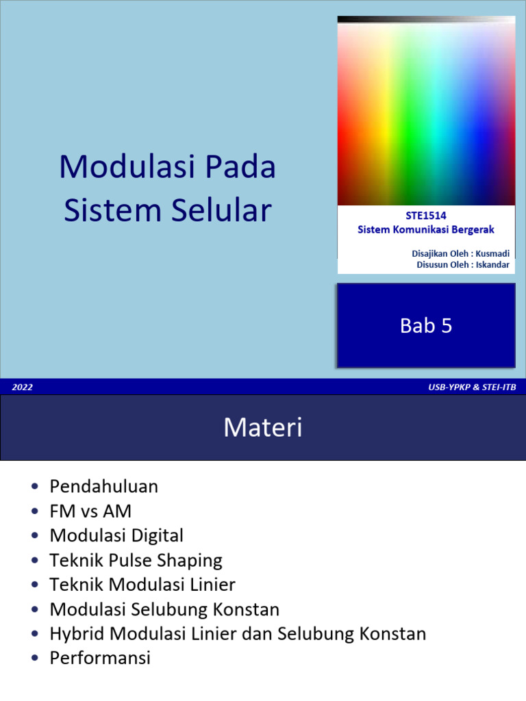 6 Modulasi | PDF | Komputer | Teknologi & Rekayasa