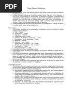 Guidelines For Research Proposal Defense | PDF