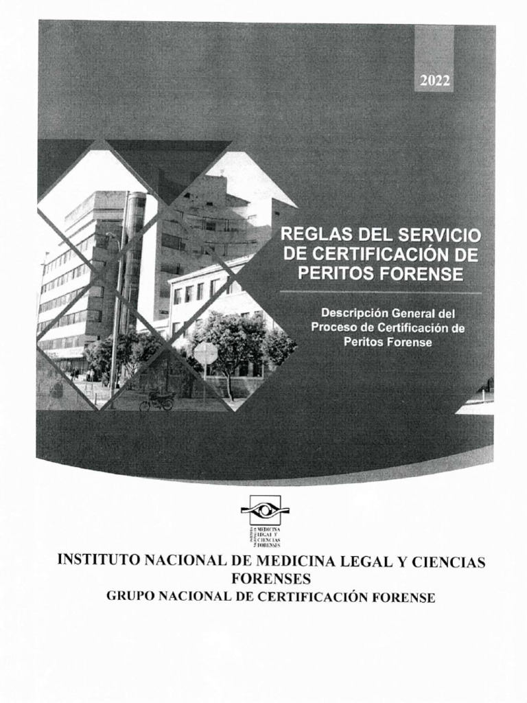 Reglas Del Servicio PCPF 2022 v08 | PDF | Testigo experto ...