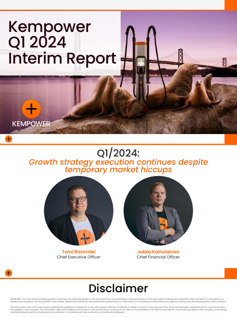 Kempower-Q1 Interim-Report Presentation Final | PDF | European Economic ...