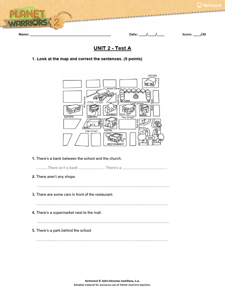 PW2 TRM Test U2A | PDF