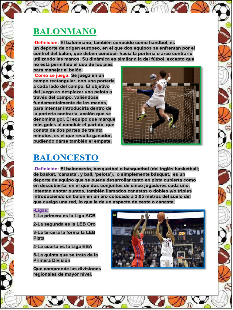 BALONMANO | PDF