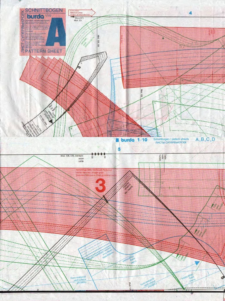 Burda 2010 01 Patterns PDF Free | PDF
