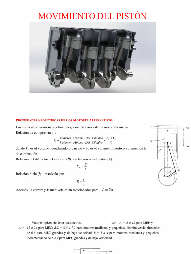 Movimientos Del Piston | PDF