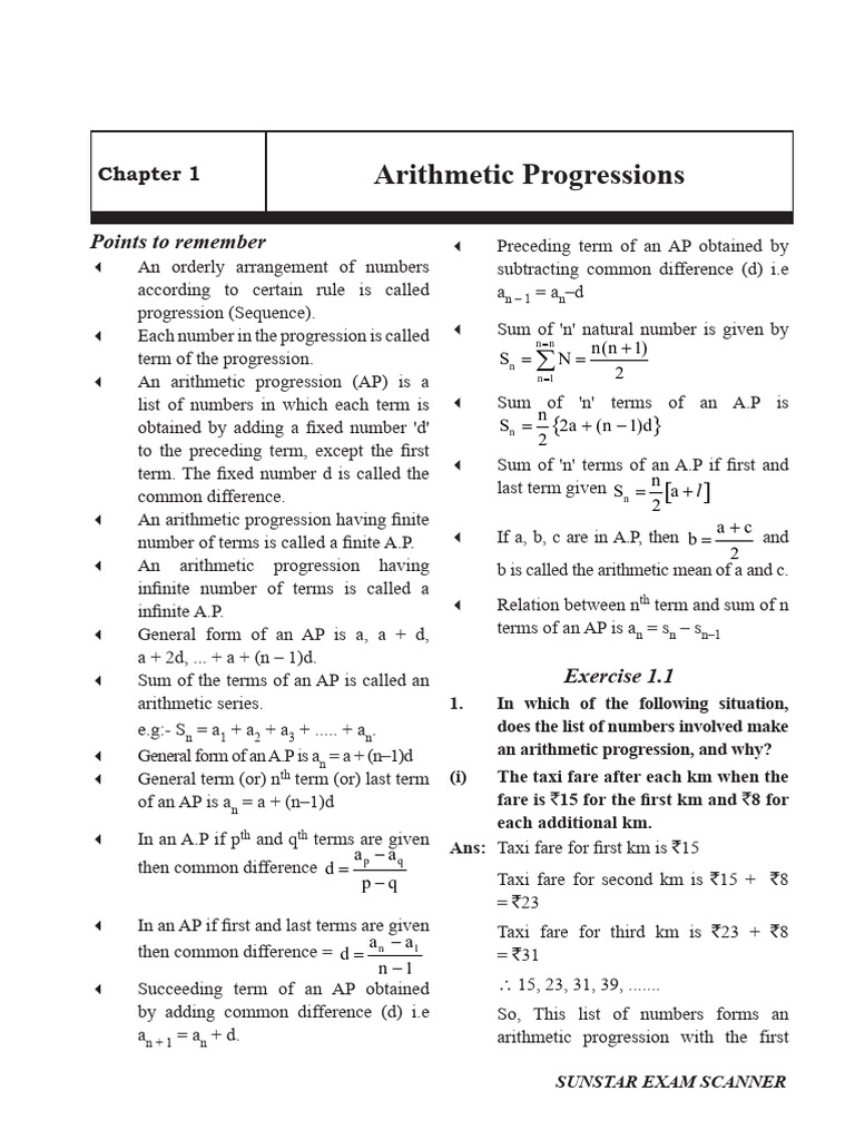 10th Maths Full Notes | PDF | Mathematics | Arithmetic