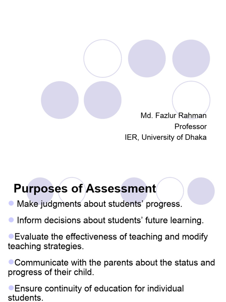 Assessment As, For and of Learning | PDF | Educational Assessment ...