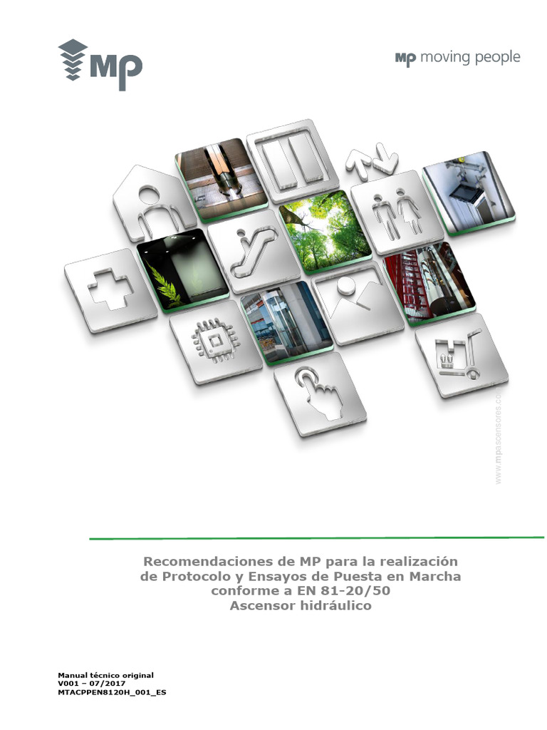 Protocolo y Ensayos Asc - Hidraulico 20-50 | PDF | Ascensor | Ingeniería de Edificación