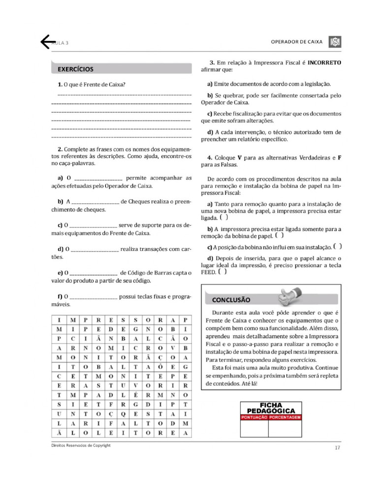 Exercício Aula 01 | PDF