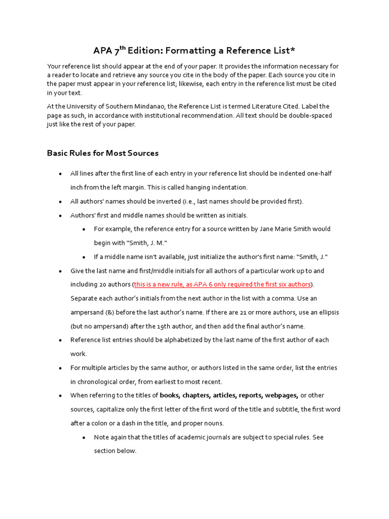 APA 7th Edition - Purdue OWL | PDF | Digital Object Identifier | Apa Style