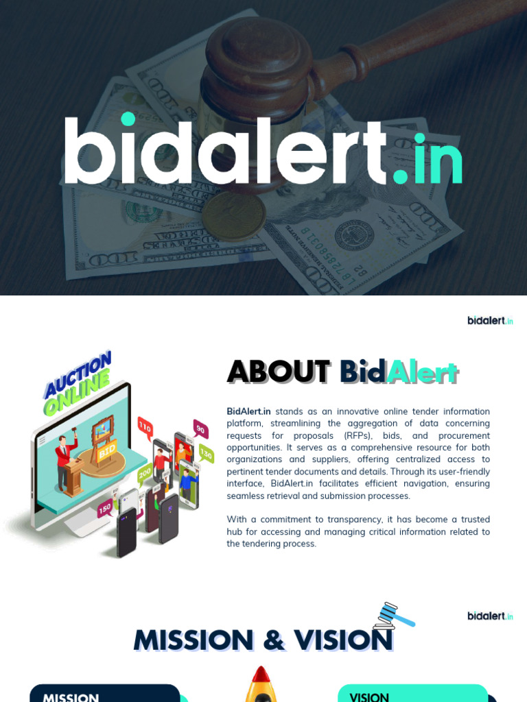 Bid Alert Profile | PDF | Startup Company | Small Business & Entrepreneurs