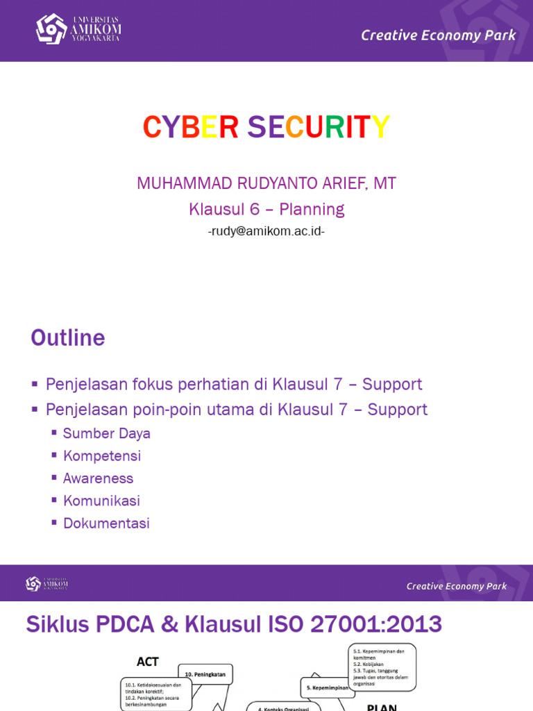 Klausul 7 - Support - ISO 27001-2013 | PDF