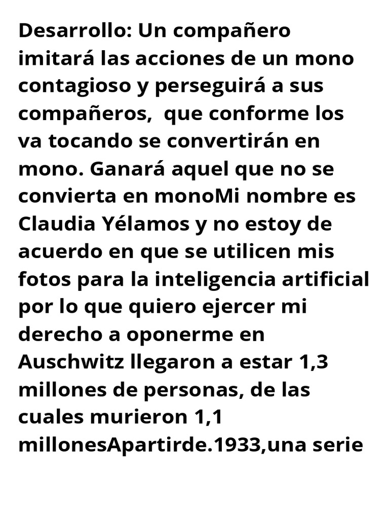 Desarrollo Un Compañero Imitará Las Acciones de Un Mono Contagioso y ...