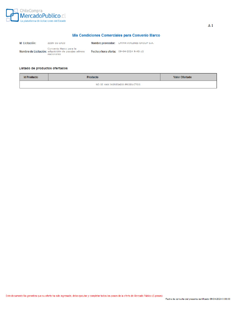 CondicionesComerciales09042024 0943 | PDF