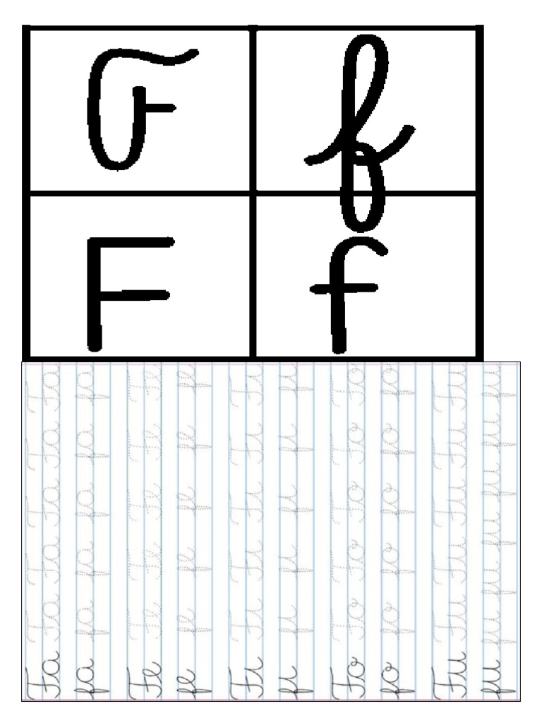 Letra F 1 16 - 10 | PDF