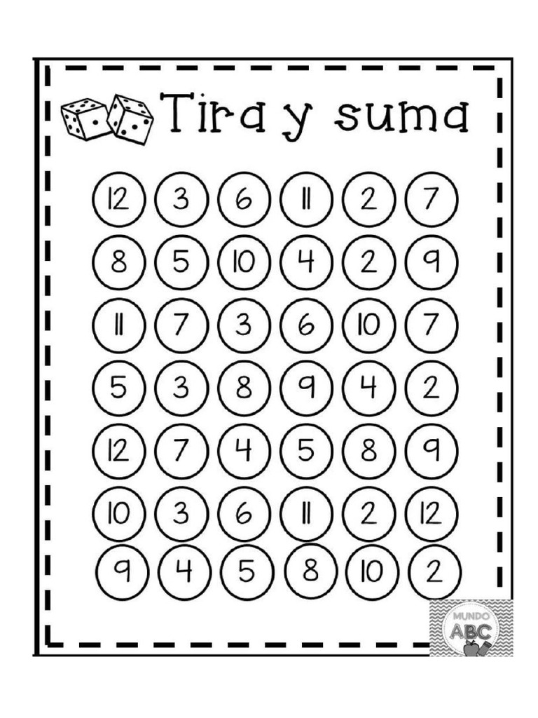 Tira Los Dados y Cuenta | PDF