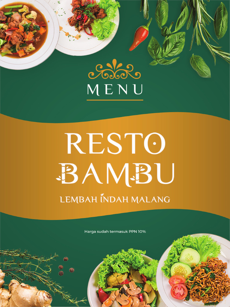 Buku Menu Resto Bambu 2023 | PDF